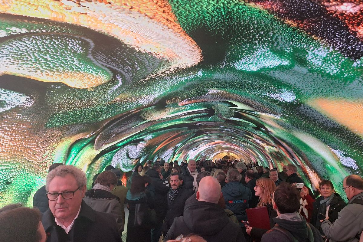 Goriški predor Bombi z največjo digitalno galerijo v Evropi Gorico ...